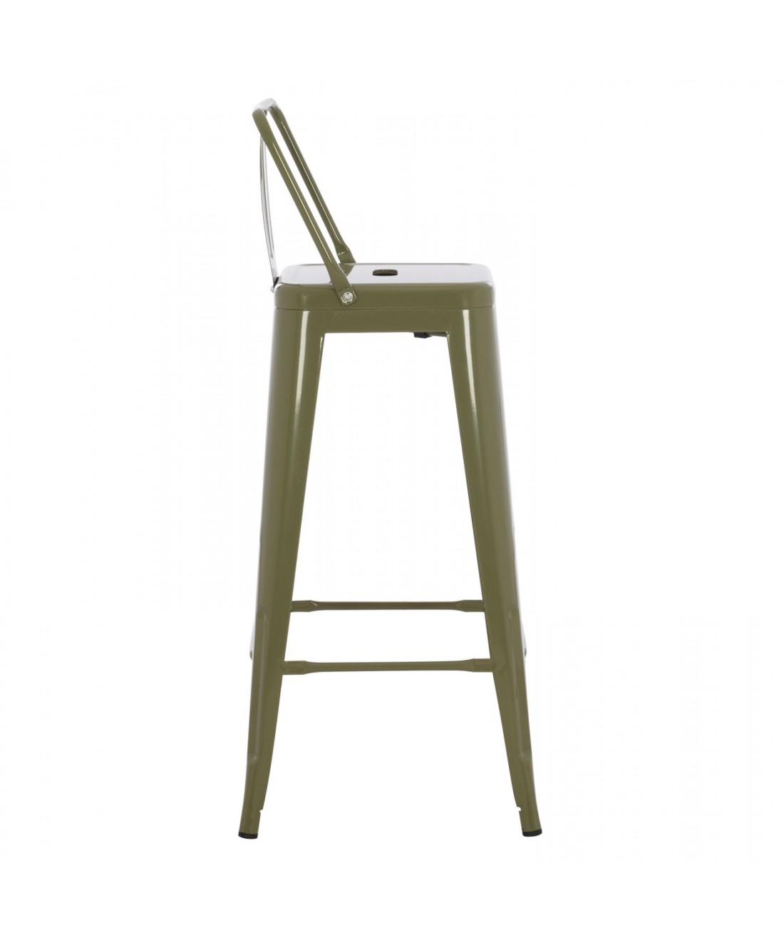 ΣΚΑΜΠΟ BAR ΜΕΤΑΛΛΙΚΟ MELITA ME ΠΛΑΤΗ ΣΕ DARK OLIVE GREEN HM8643.03 ...